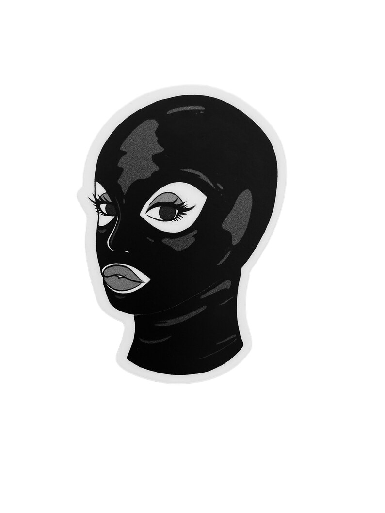 Latex Hood Vinyl Sticker Shiny - Etsy