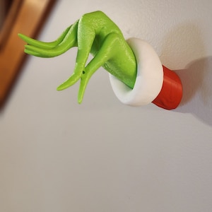 Grinch's Christmas Hand - Etsy