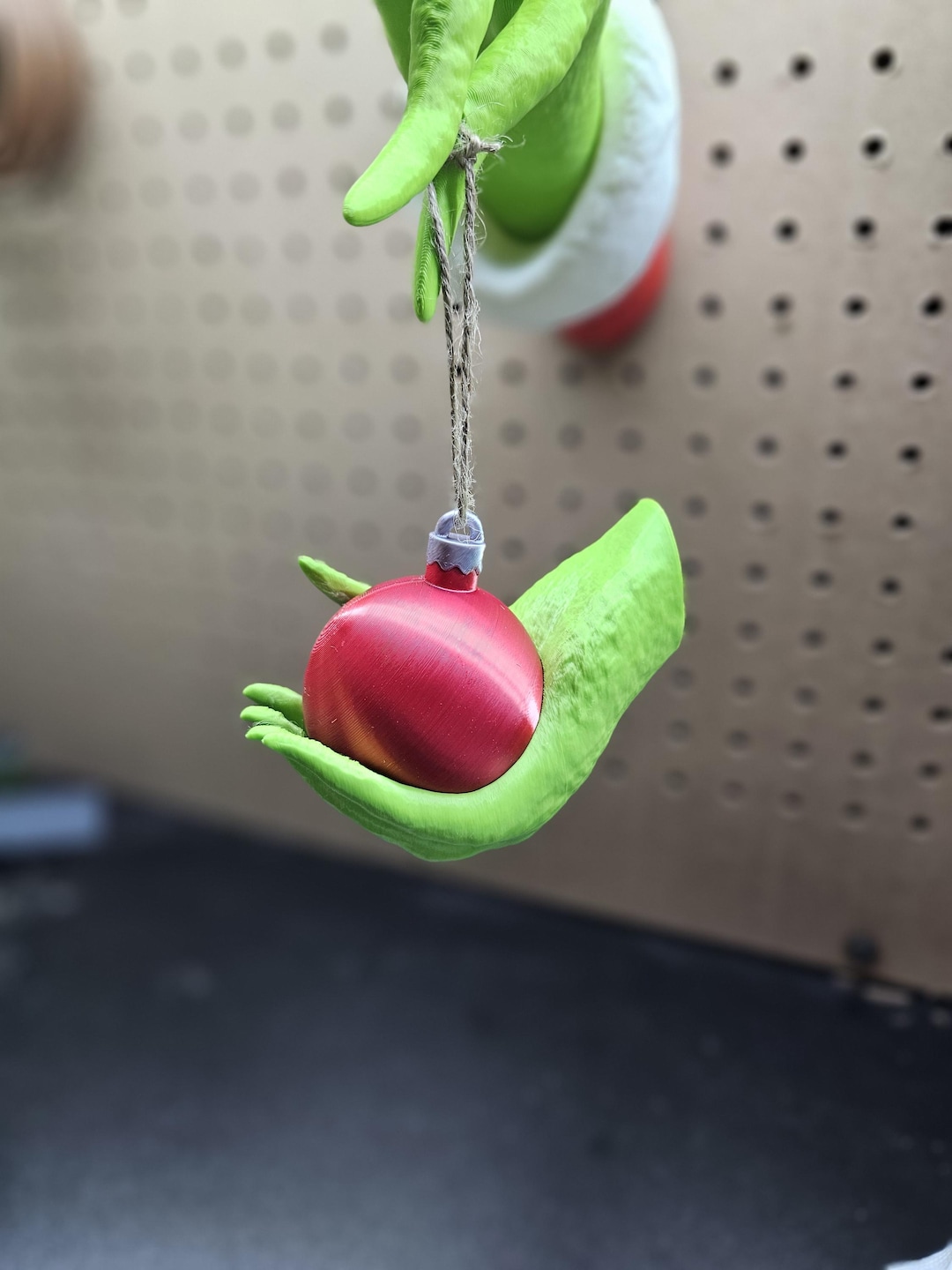 Grinch Hand Ornament - Christmas - Etsy