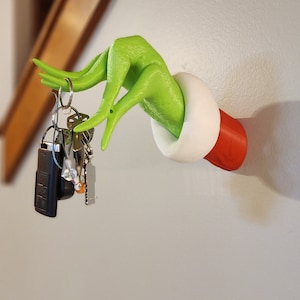Grinch's Christmas Hand - Etsy