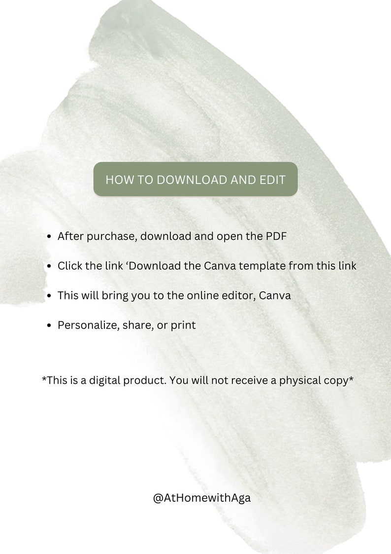 Editable Au Pair Handbook Template: Family & Childcare (digital ...