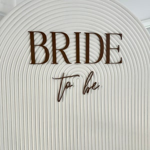 3D Lettering for DIY - "bride to Be" - Etsy