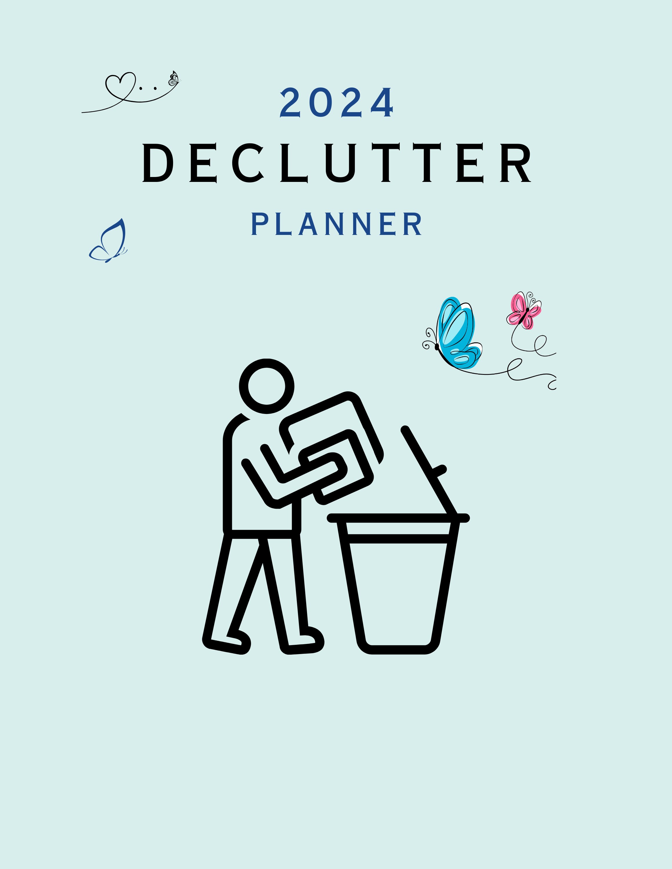 The 2024 Decluttering Planner, Digital Download - Etsy