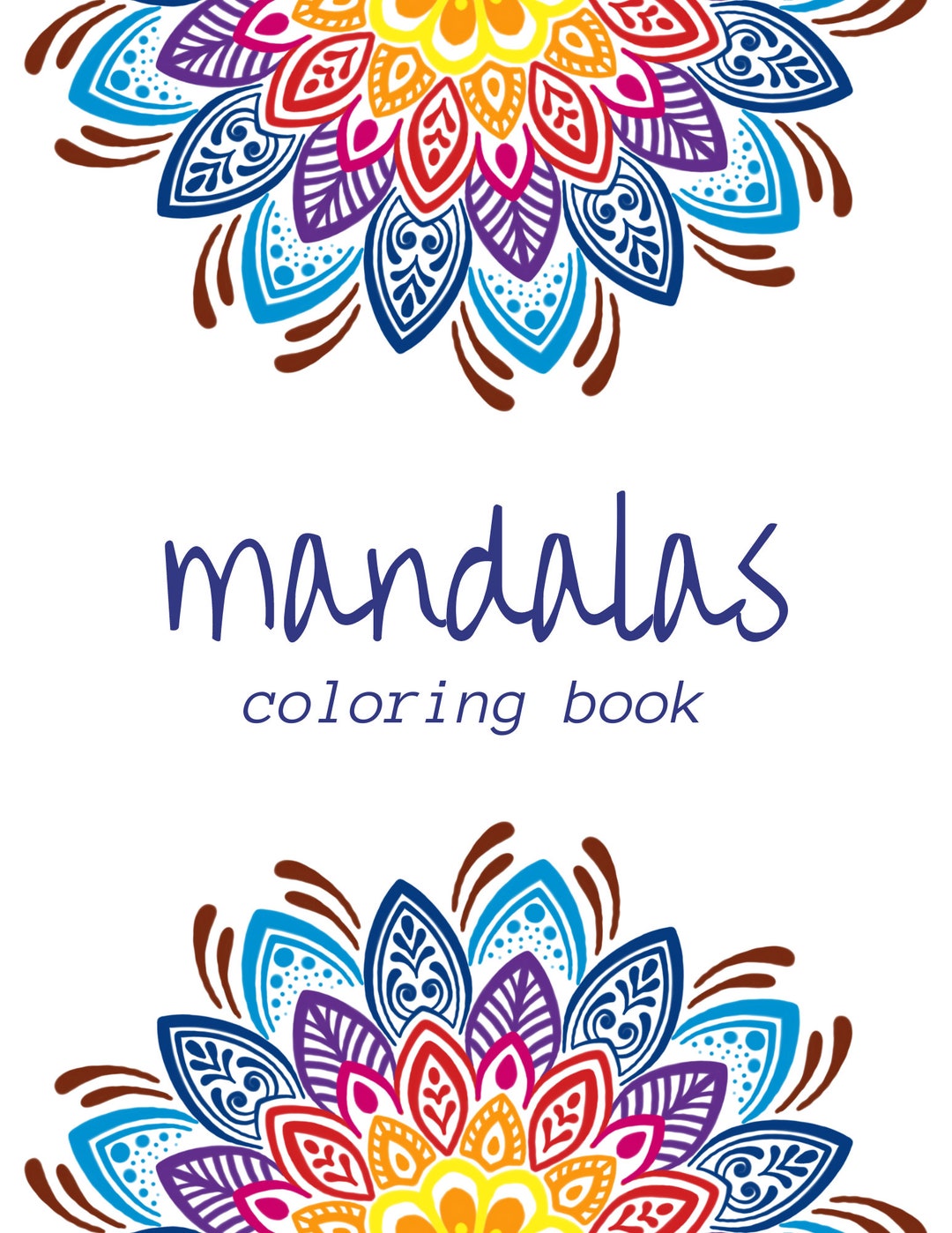 Meditative Mandalas Coloring Book, 9 Intricate Pages (digital Download ...
