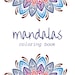 Mandalas Coloring Book, Coloring Pages, Calming Activity, 9 Pages ...