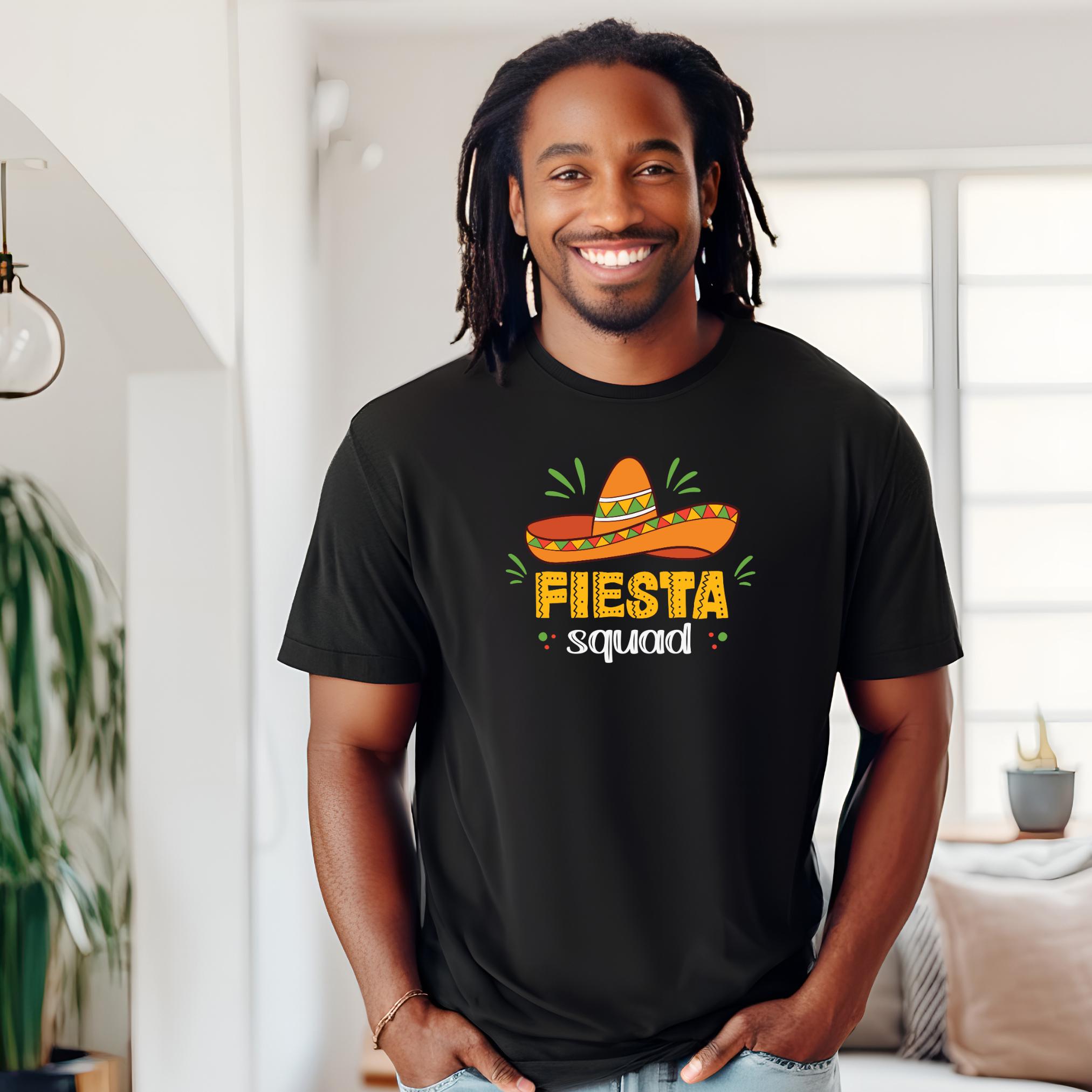 Fiesta Squad Tshirt, Mexican Party Tee, Cinco De Mayo Shirt ...