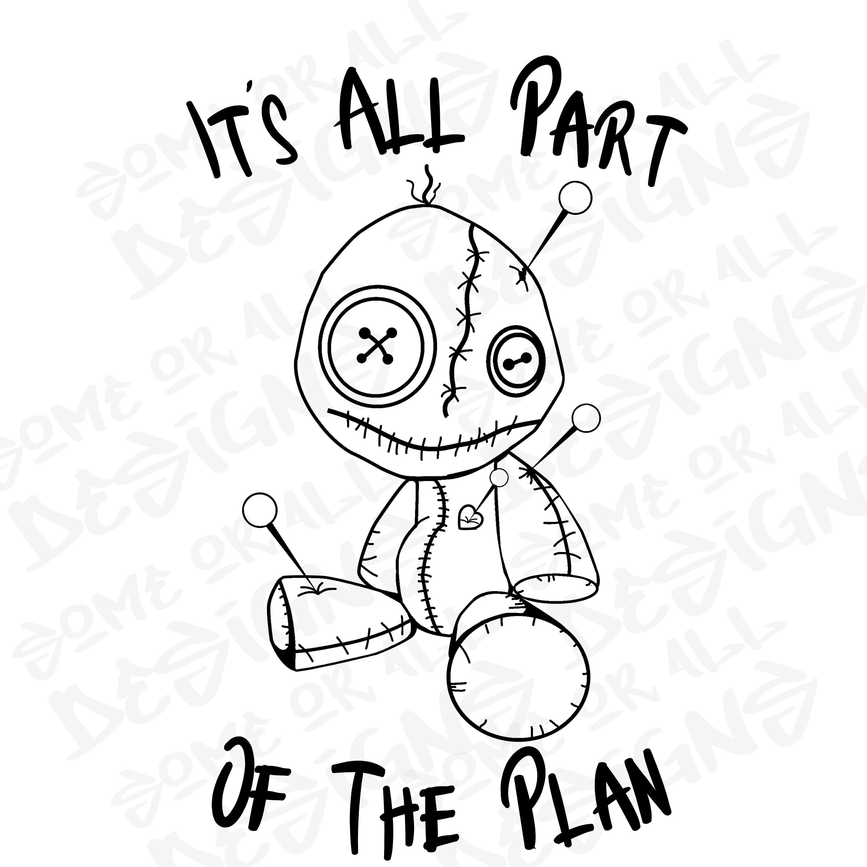 Voodoo Doll PNG Digital Halloween - Etsy