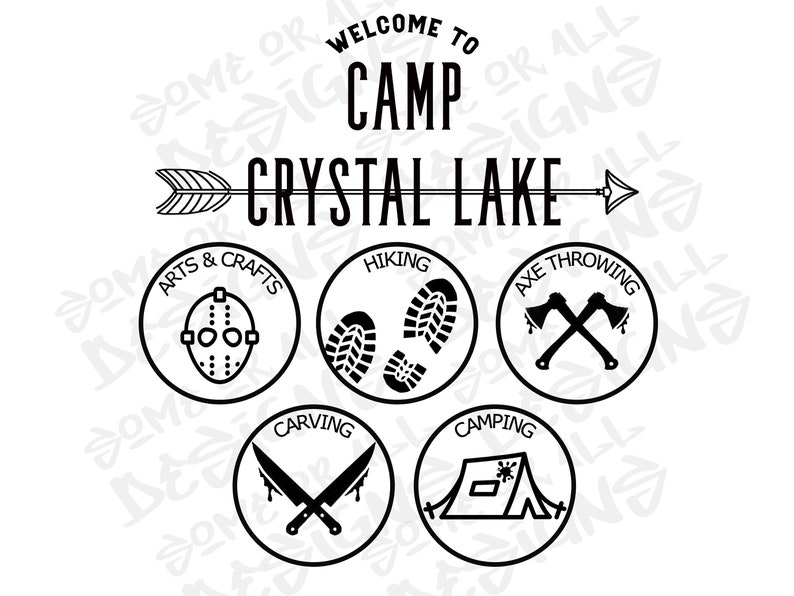 Camp Crystal Lake Jason Halloween - Etsy