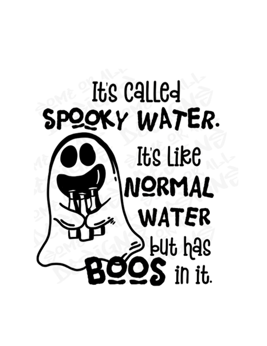 Spooky Water PNG Halloween - Etsy