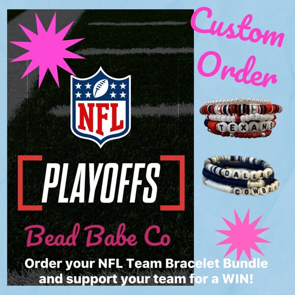 Nfl Bracelet - Etsy