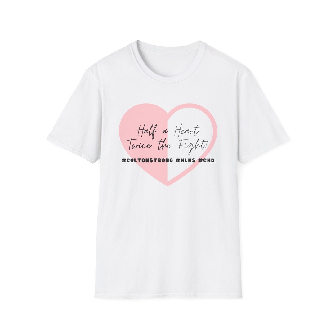Personalized Half a Heart Twice the Fight, Chd, Chd Warrior, I Wear Red ...