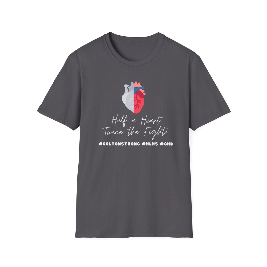 Personalized Half a Heart Twice the Fight, Chd, Chd Warrior, I Wear Red ...