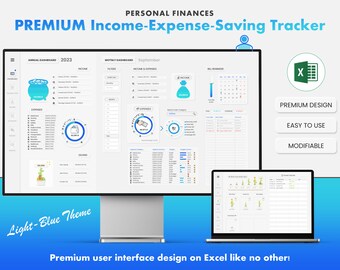 PREMIUM Personal Budget Template Orange Theme - Etsy