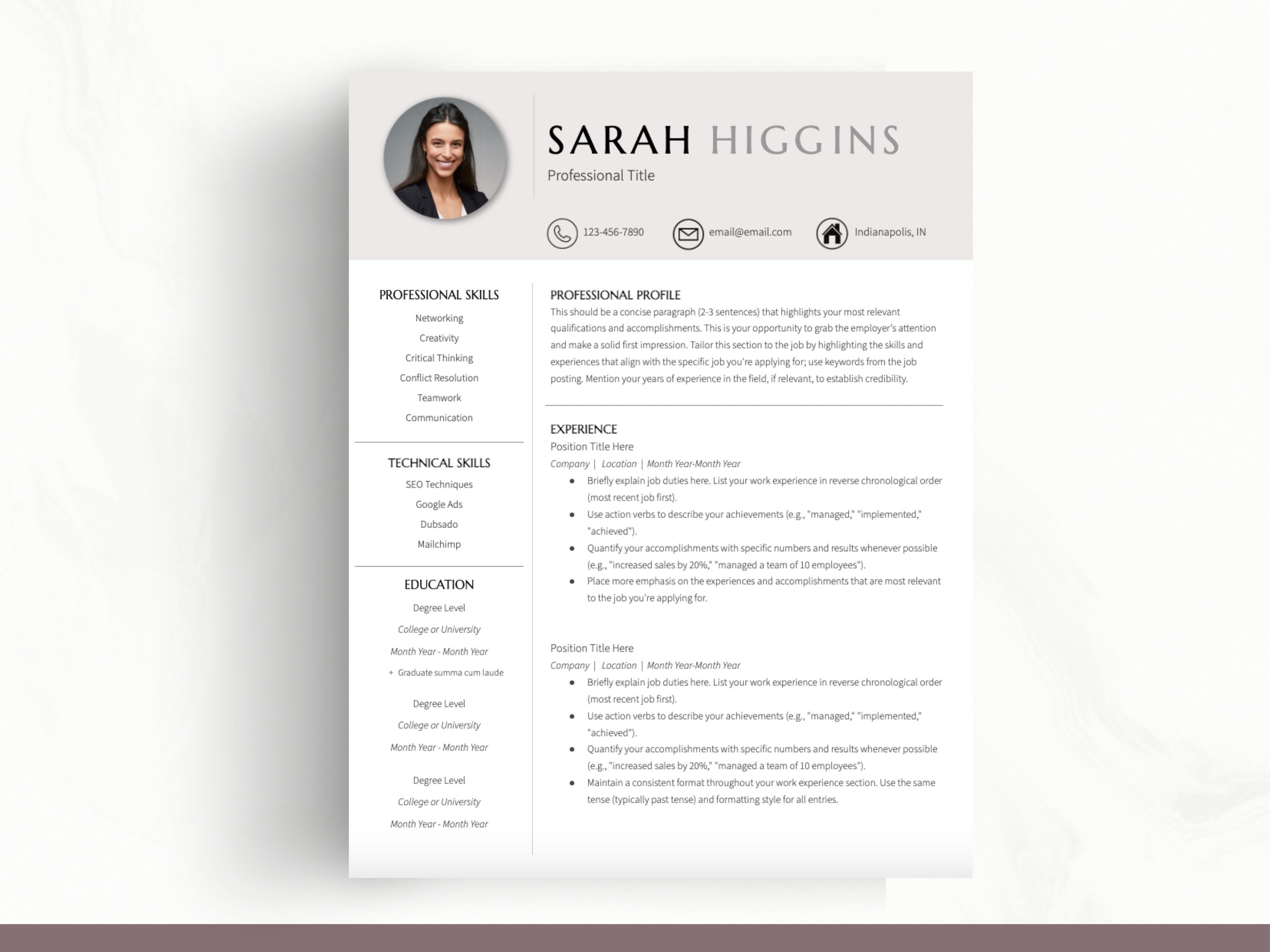 PLR Resume Templates | Resell Digital Product | Private Label Rights ...
