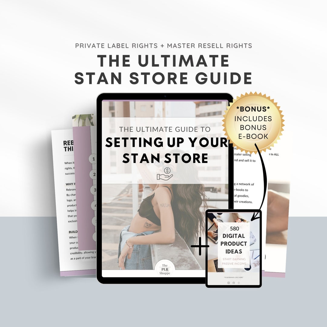 Starting Your Stan Store Guide | Master Resell Rights | MRR | DFY ...