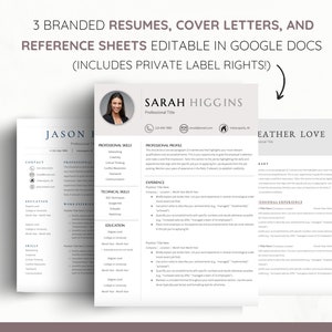 PLR Resume Templates | Resell Digital Product | Private Label Rights ...