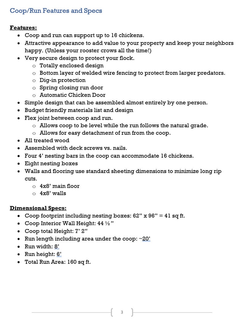 DIY Chicken Coop Plans – Step-by-step Backyard Coop & Run Construction ...