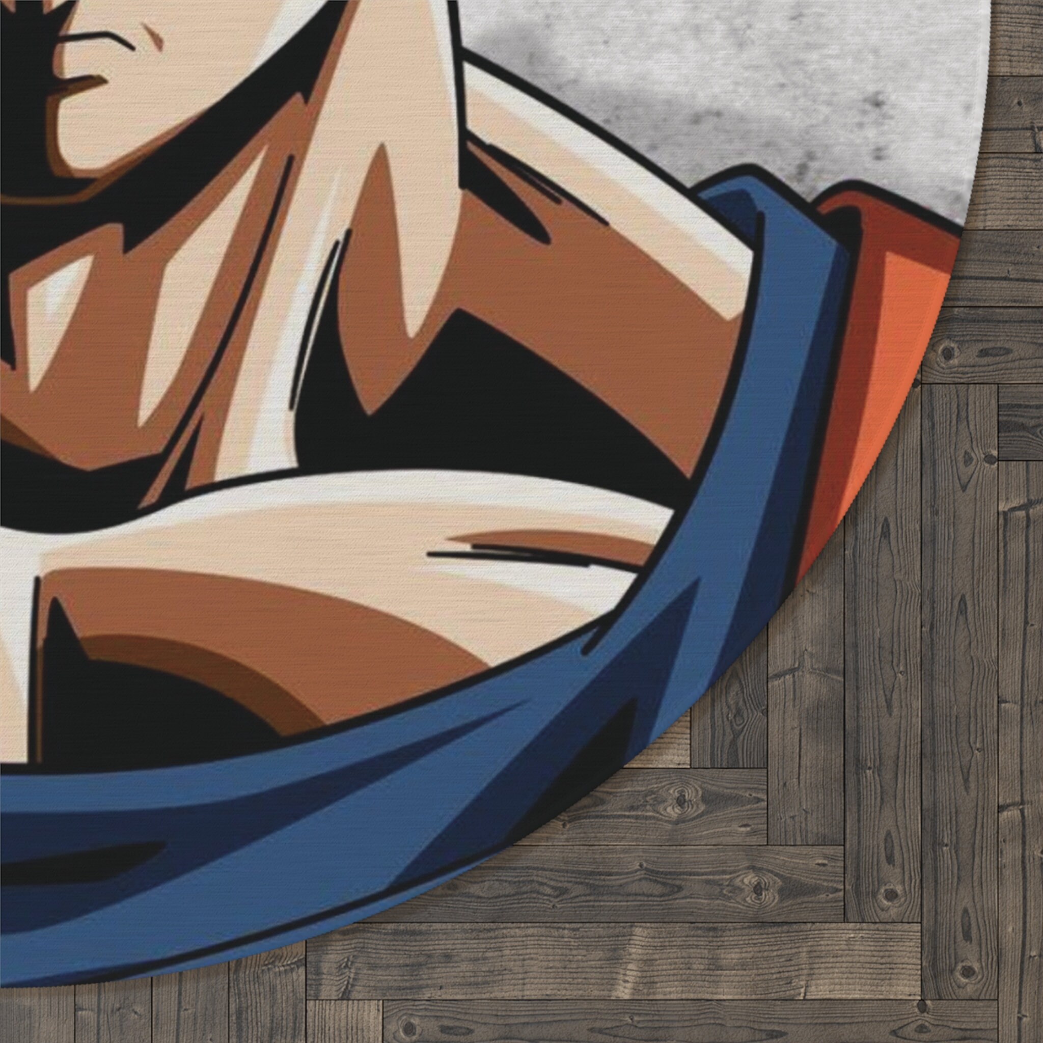 Dragon Ball Z Round Rug Dragon Ball Z Lovers Goku Lovers - Etsy