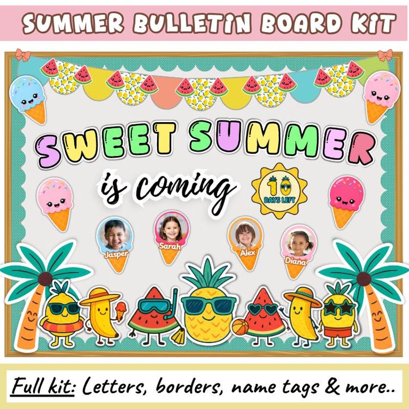 Ice Cream Bulletin Board - Etsy