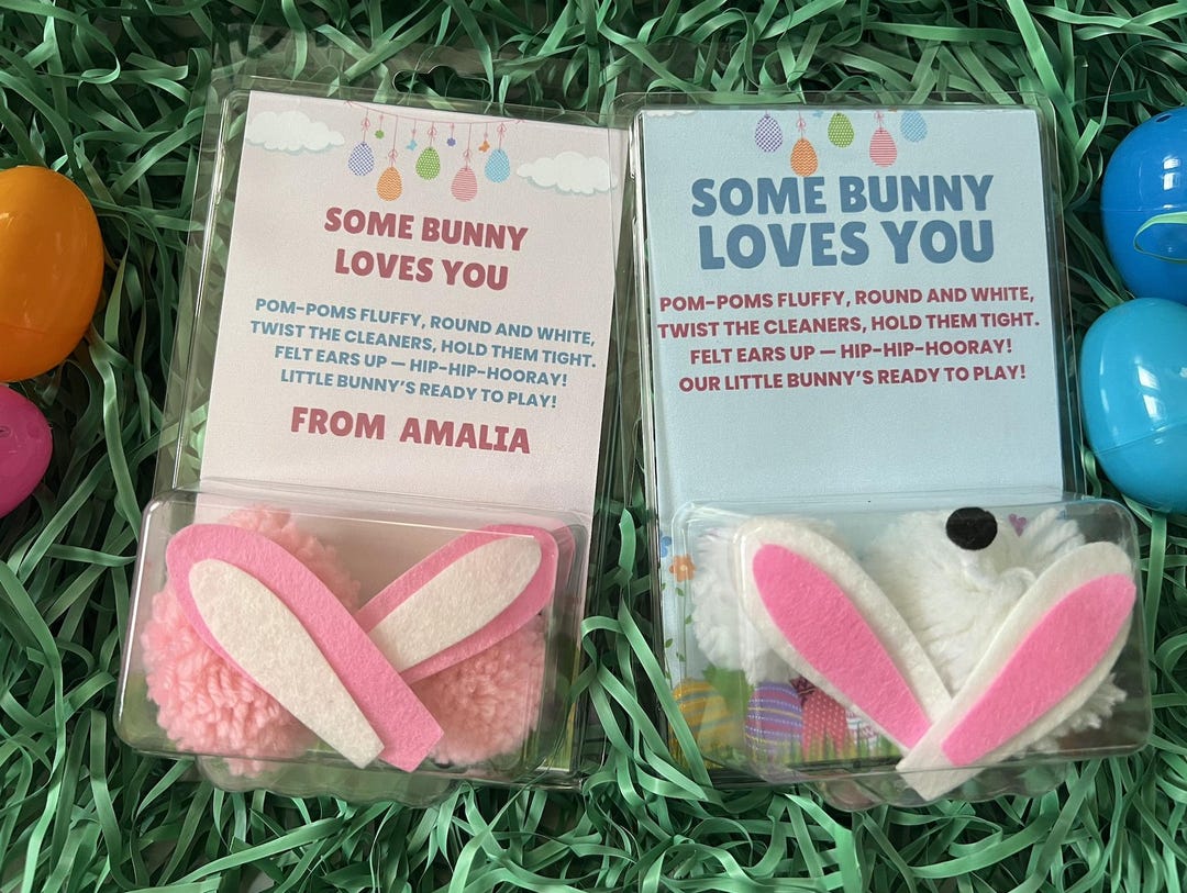Build a Bunny Easter Basket Stuffers • Easter Craft Kit for Kids • DIY ...
