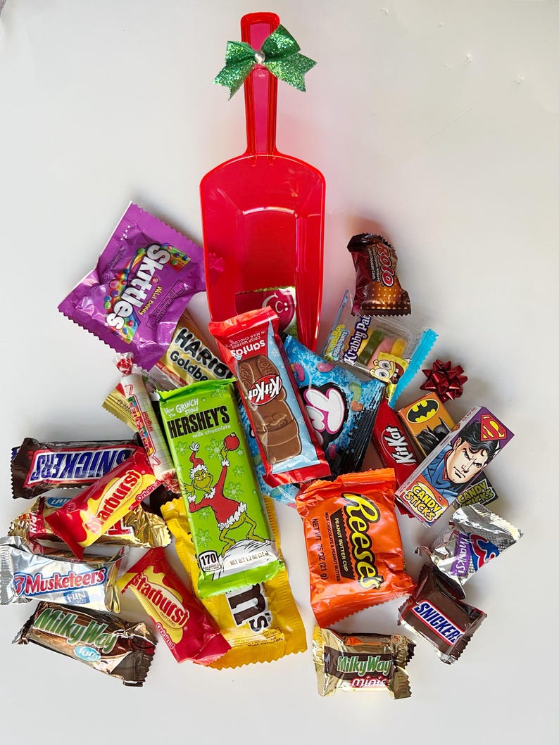 Personalized Christmas Treats • Holiday Candy Mini Bag • Office ...