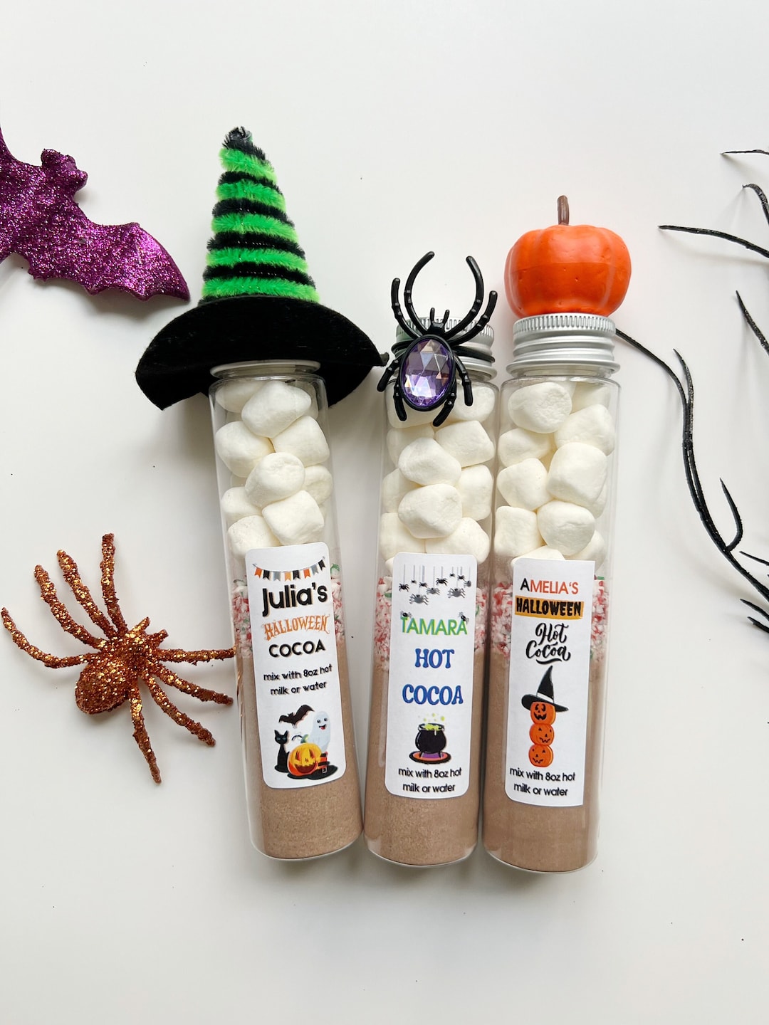 Personalized Halloween Hot Chocolate Favors • Spooky Hot Cocoa ...