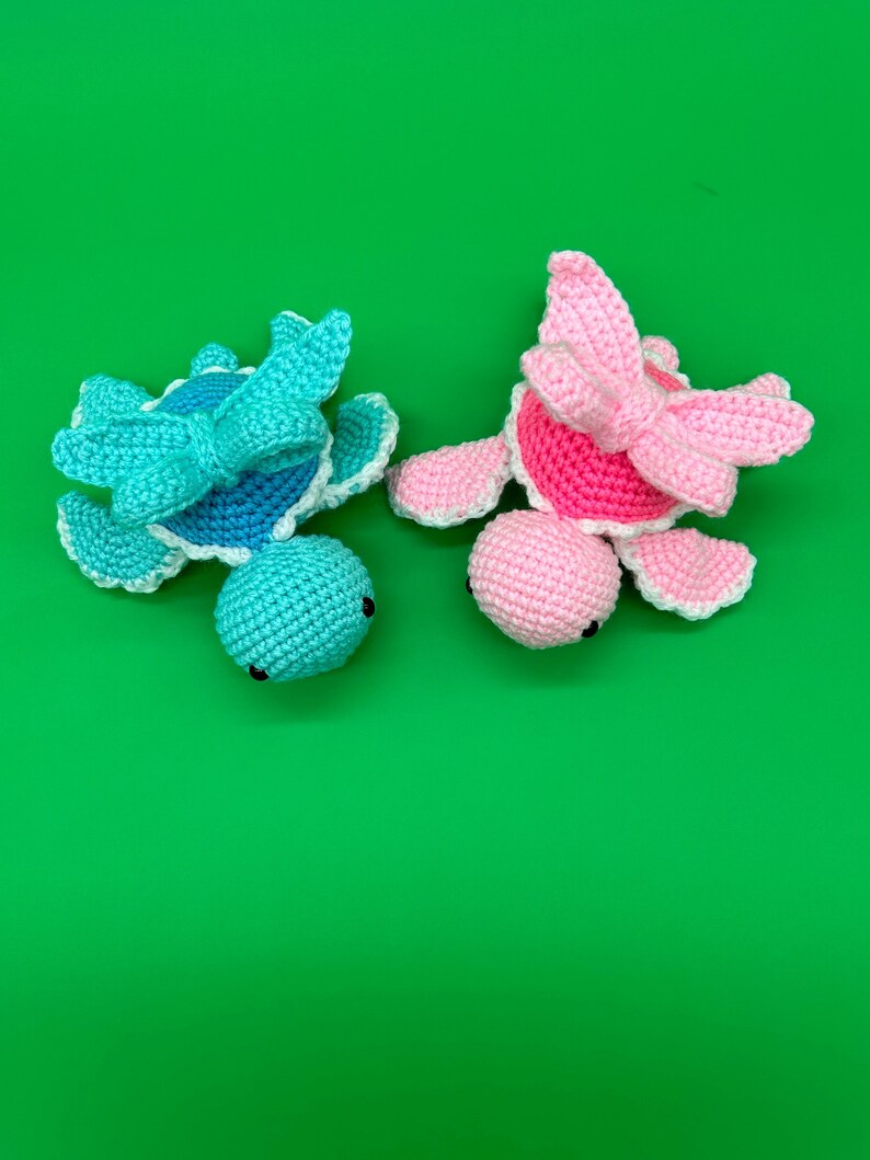 Ribbon Shell Turtles Amigurumi - Etsy