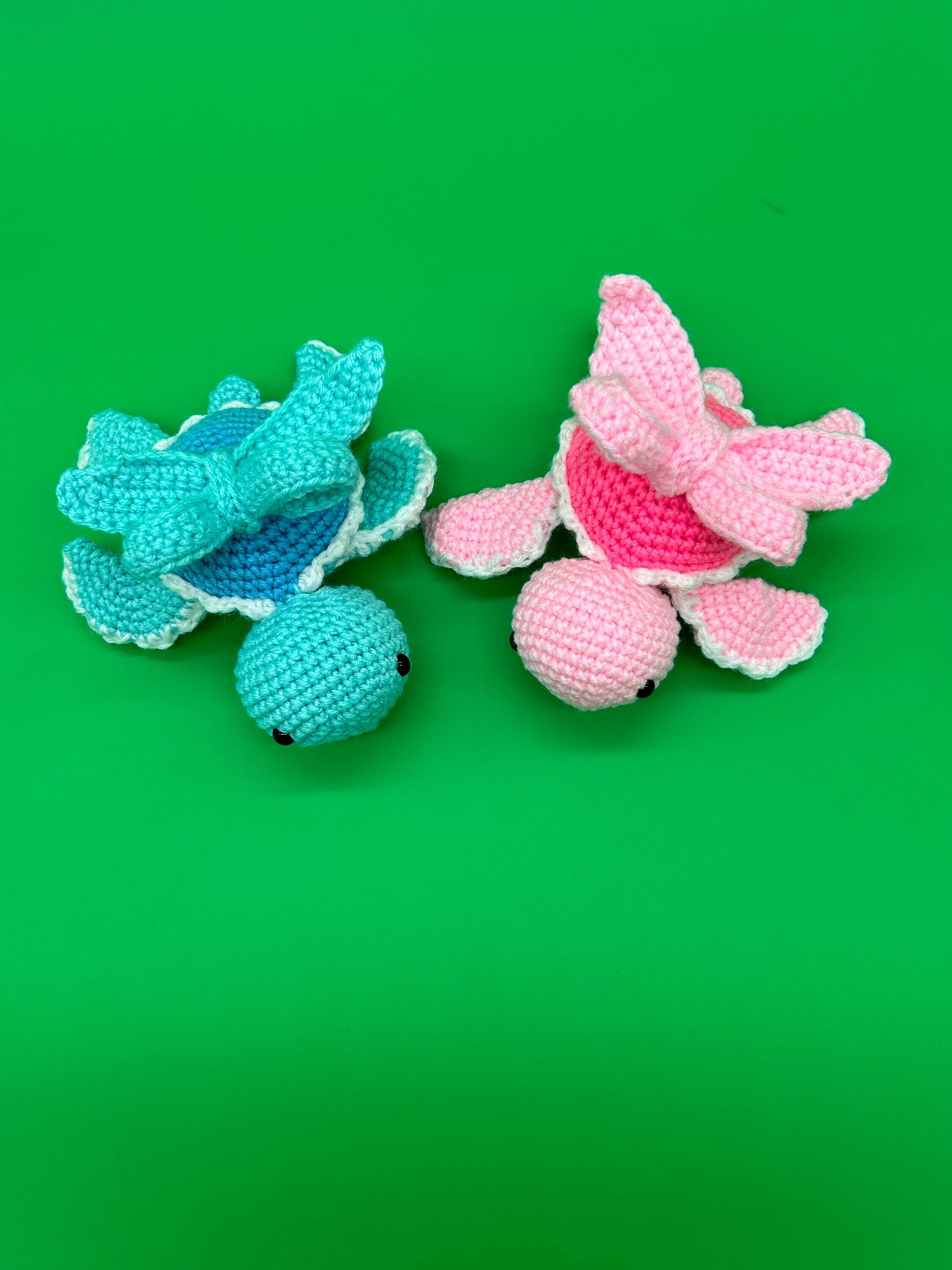 Ribbon Shell Turtles Amigurumi - Etsy