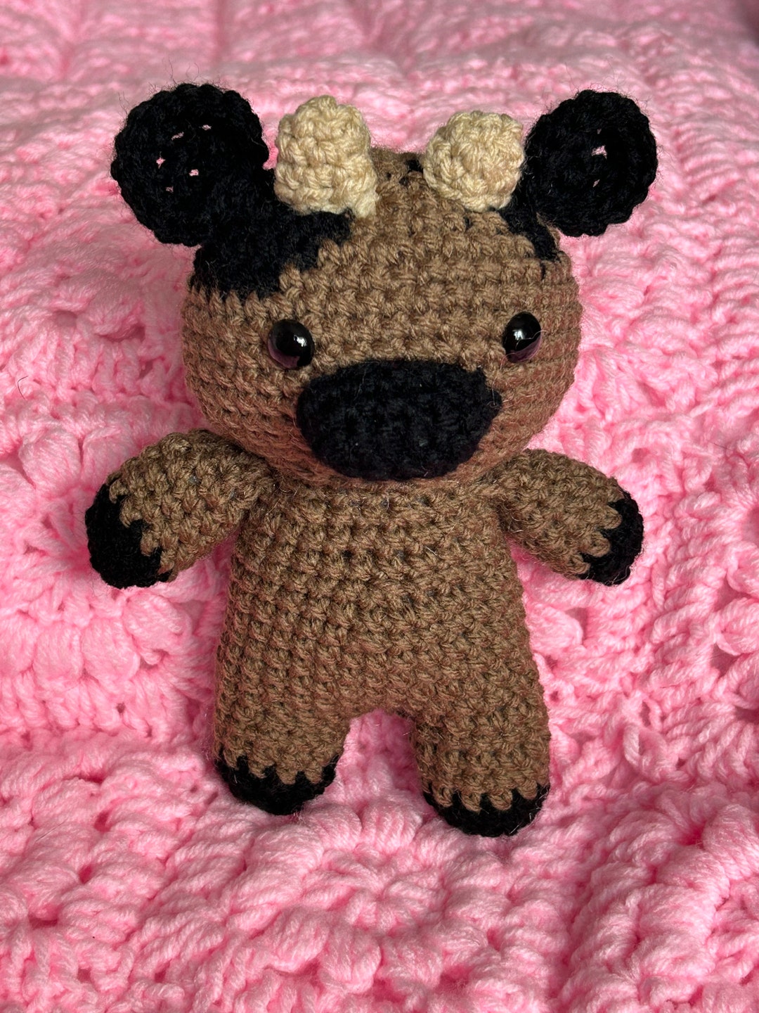 Chocolate Mocha Cow Handmade - Etsy