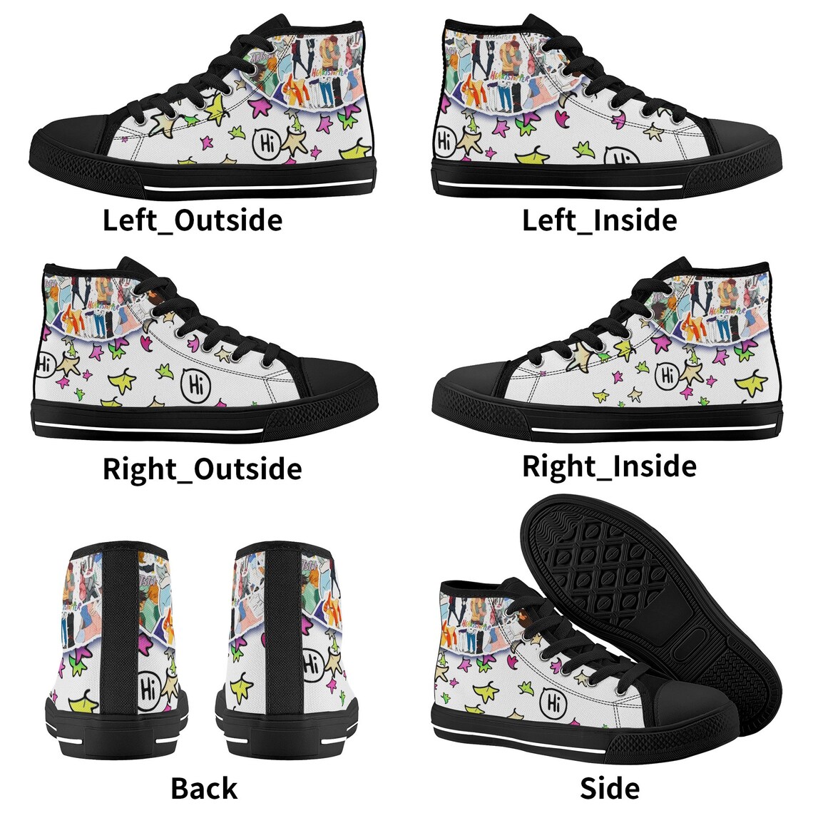 Heartstopper Shoes Customized Converse Style Shoes Lgbt Gift Nick and ...