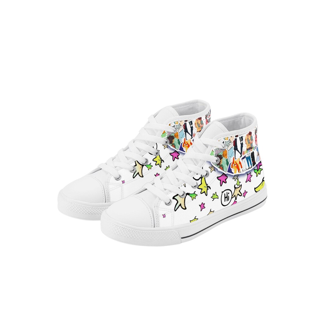 Heartstopper Shoes Customized Converse Style Shoes Lgbt Gift Nick and ...