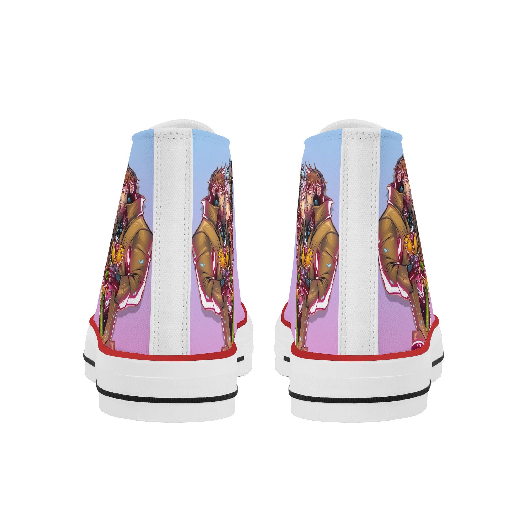 High-top Sneakers Customized to Your Liking Send Me Your Design ...