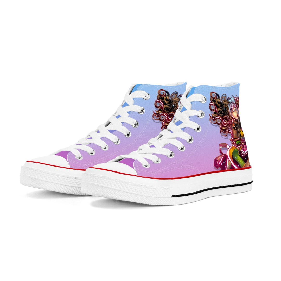 High-top Sneakers Customized to Your Liking Send Me Your Design ...