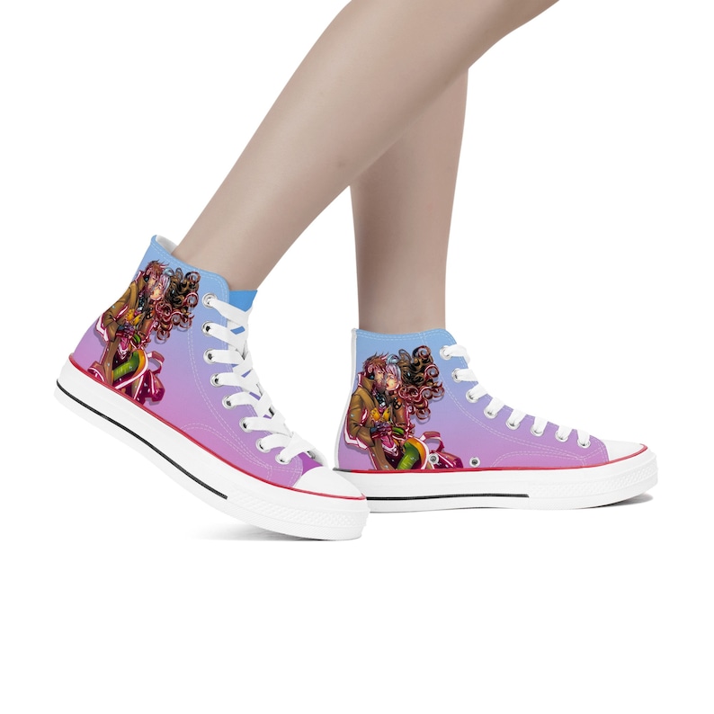 High-top Sneakers Customized to Your Liking Send Me Your Design ...