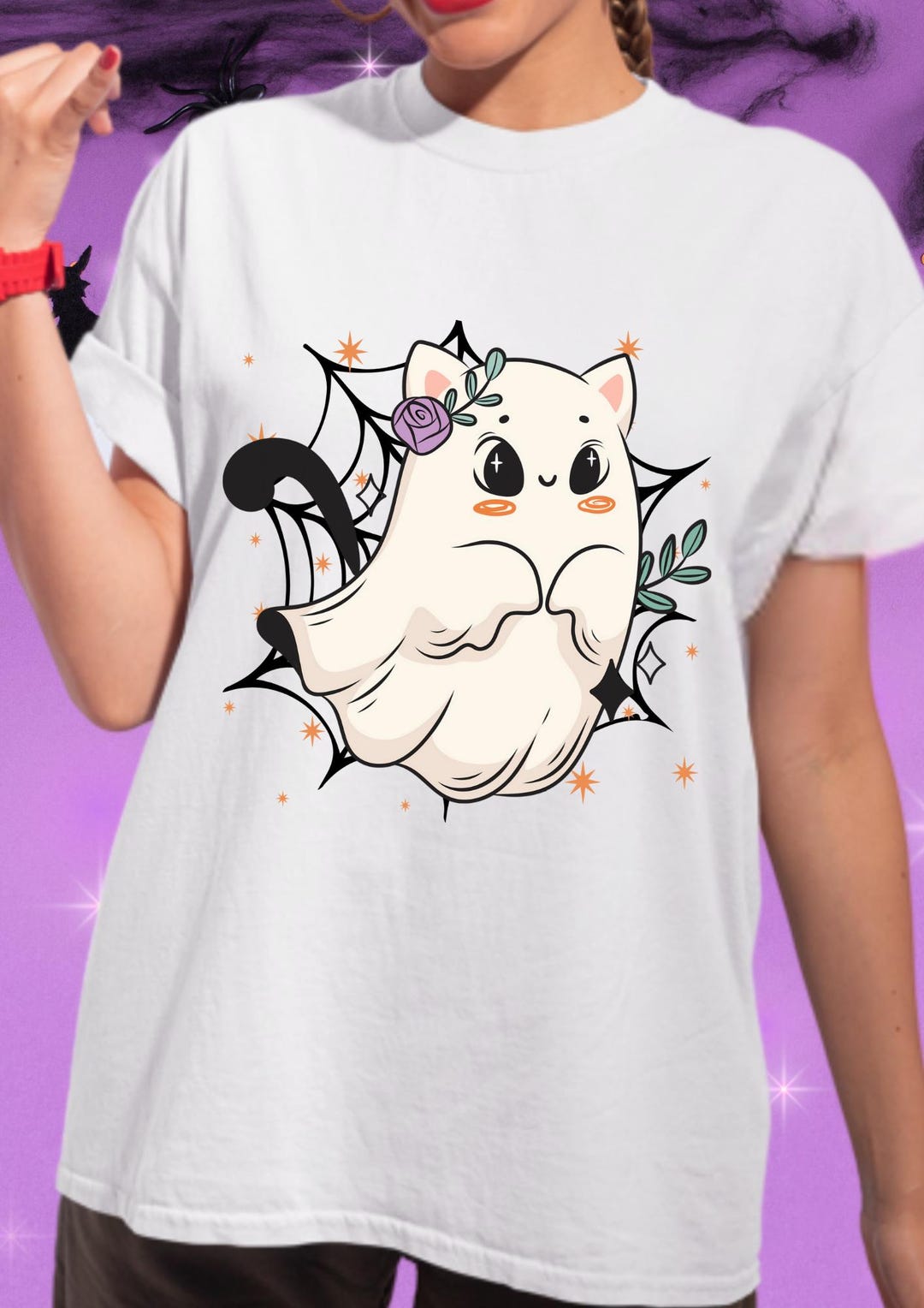 Angel Kitten Graphic Tee Shirt, Cute Cat Lover Gift - Etsy