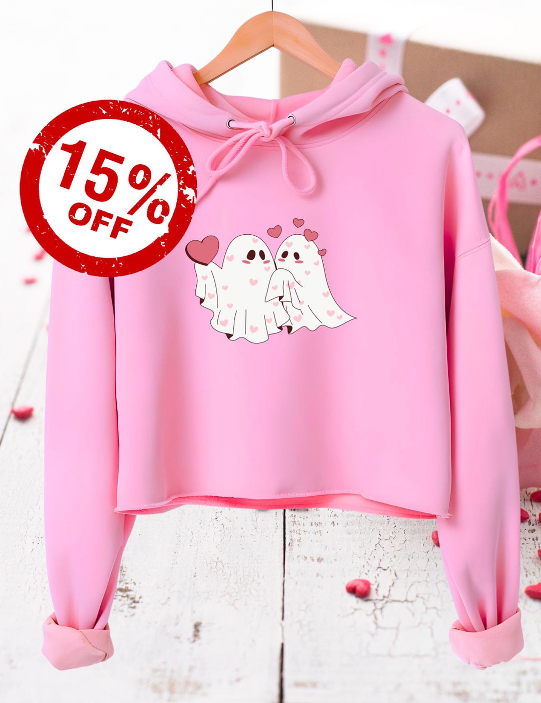 Valentin Crop Hoodie/valentine Couples Shirt/halloween Gothic Sweater ...