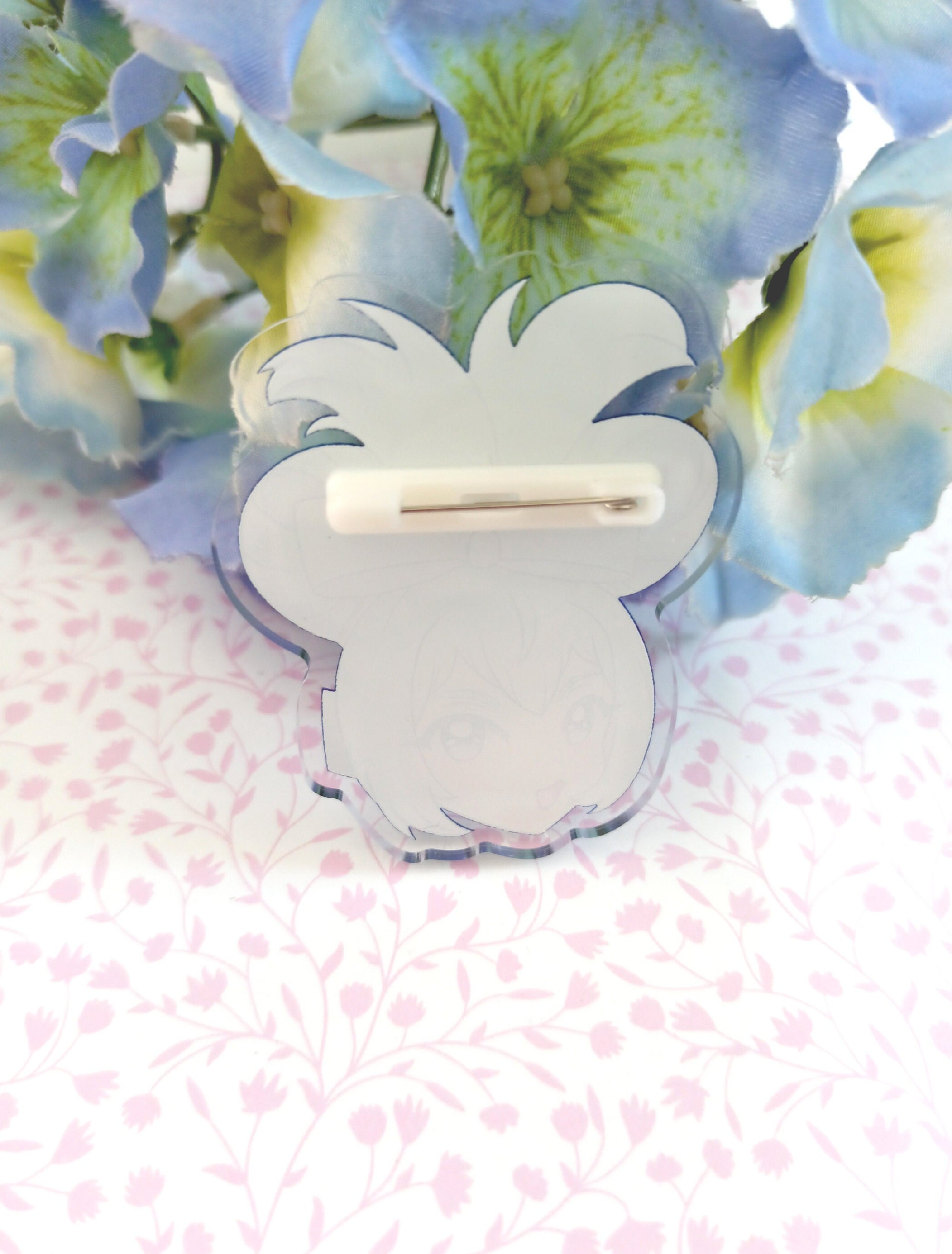 Hatsune Miku X Cinnamoroll Acrylic Pin Vocaloid Inspired Sanrio ...