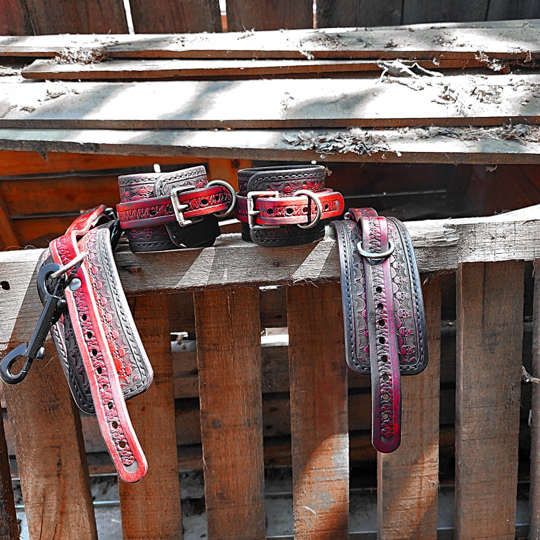 Devilish Wrist and Ankle Cuff Set - Etsy