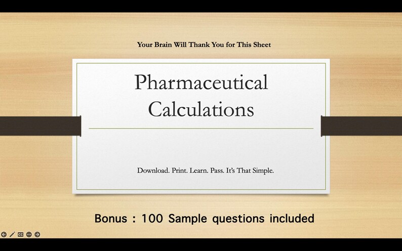 Pharmacy Calculations Reference Guide: Conversions, Dosing, NAPLEX Prep ...