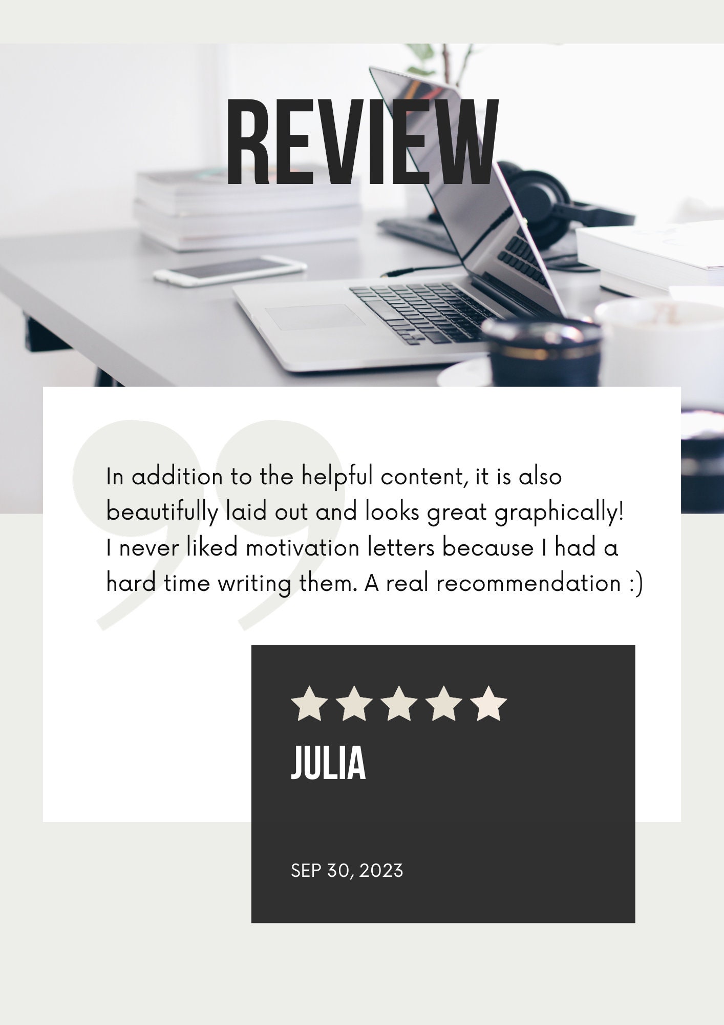 8 Steps to the Perfect Motivation Letter - Etsy