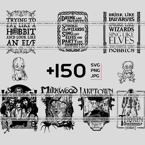 The Hobbit Artwork Svg, LOTR Art Svg, the Hobbit Bundle Svg Package ...