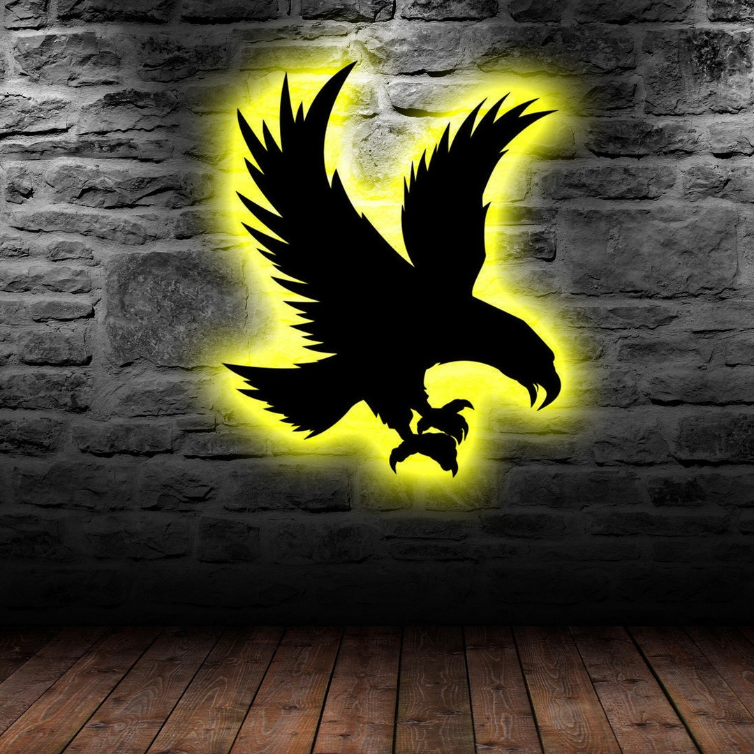 Large Eagle Wall Art, Wall Decor, Living Room Wall Art, Wall Hanging, Home Decoration Wall Art ...