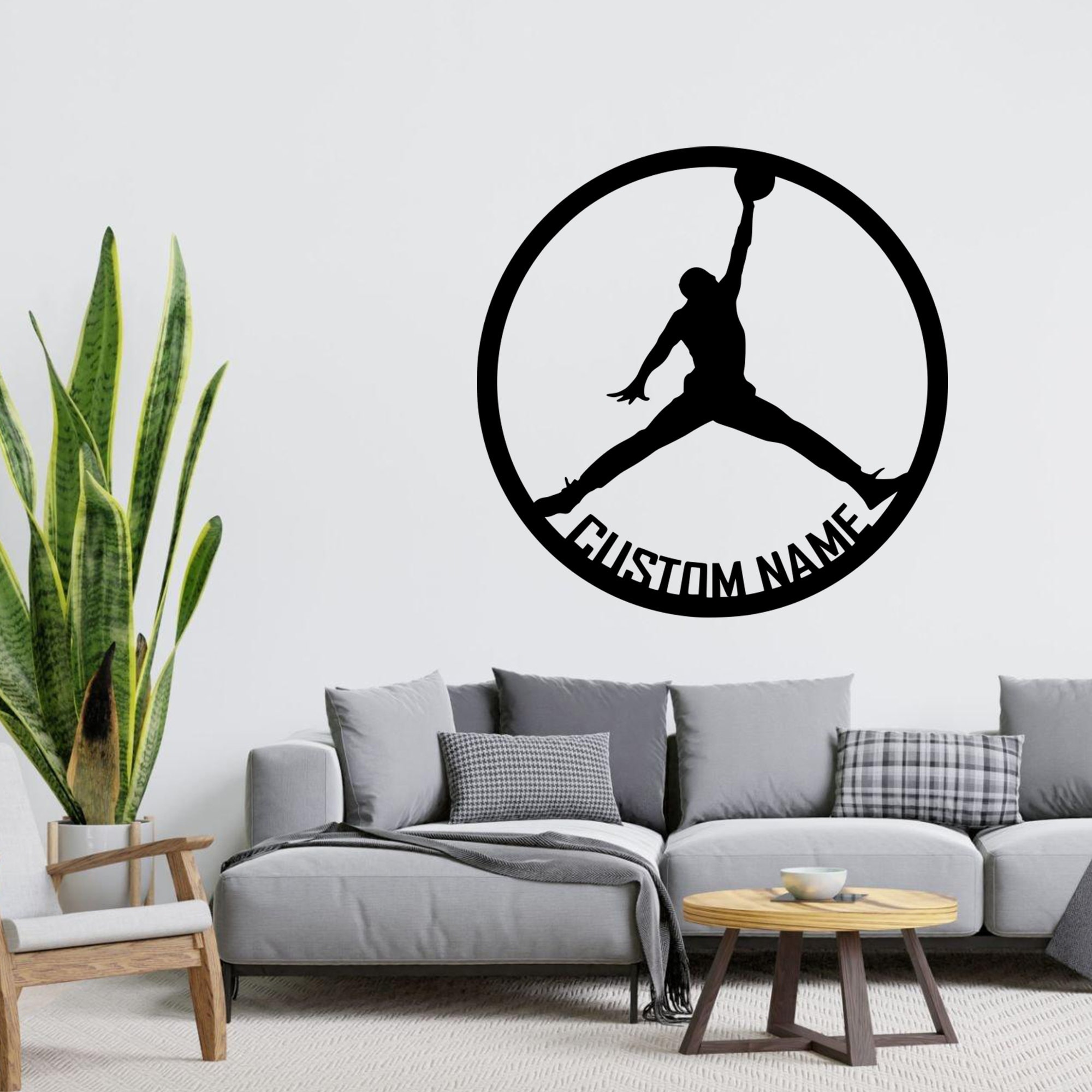 Michael Jordan Jumpman Led Wall Sign, RGB Wall Led Decor, NBA Legend ...