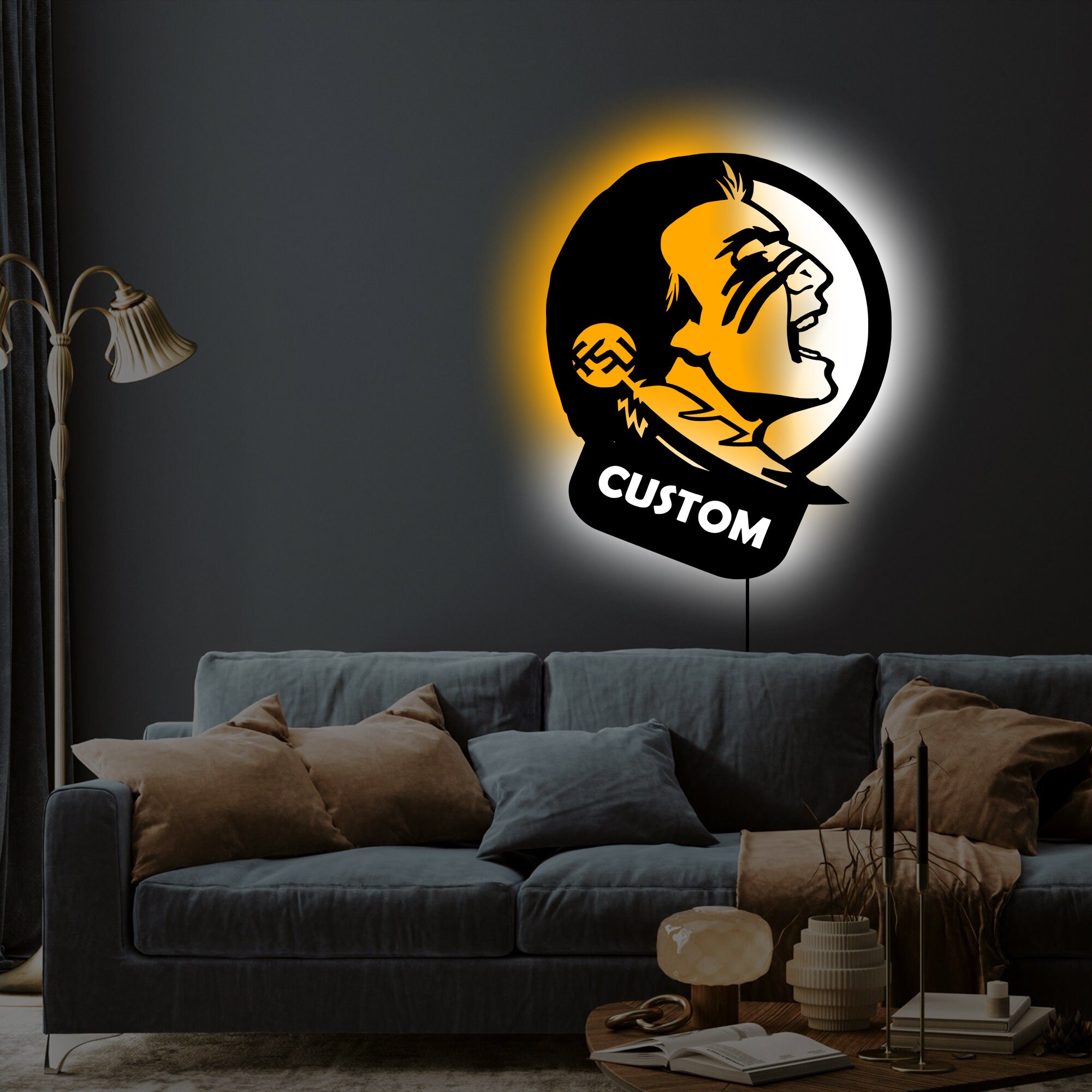 Florida State Seminoles Sign, Florida State Wall Decor, Custom Art ...