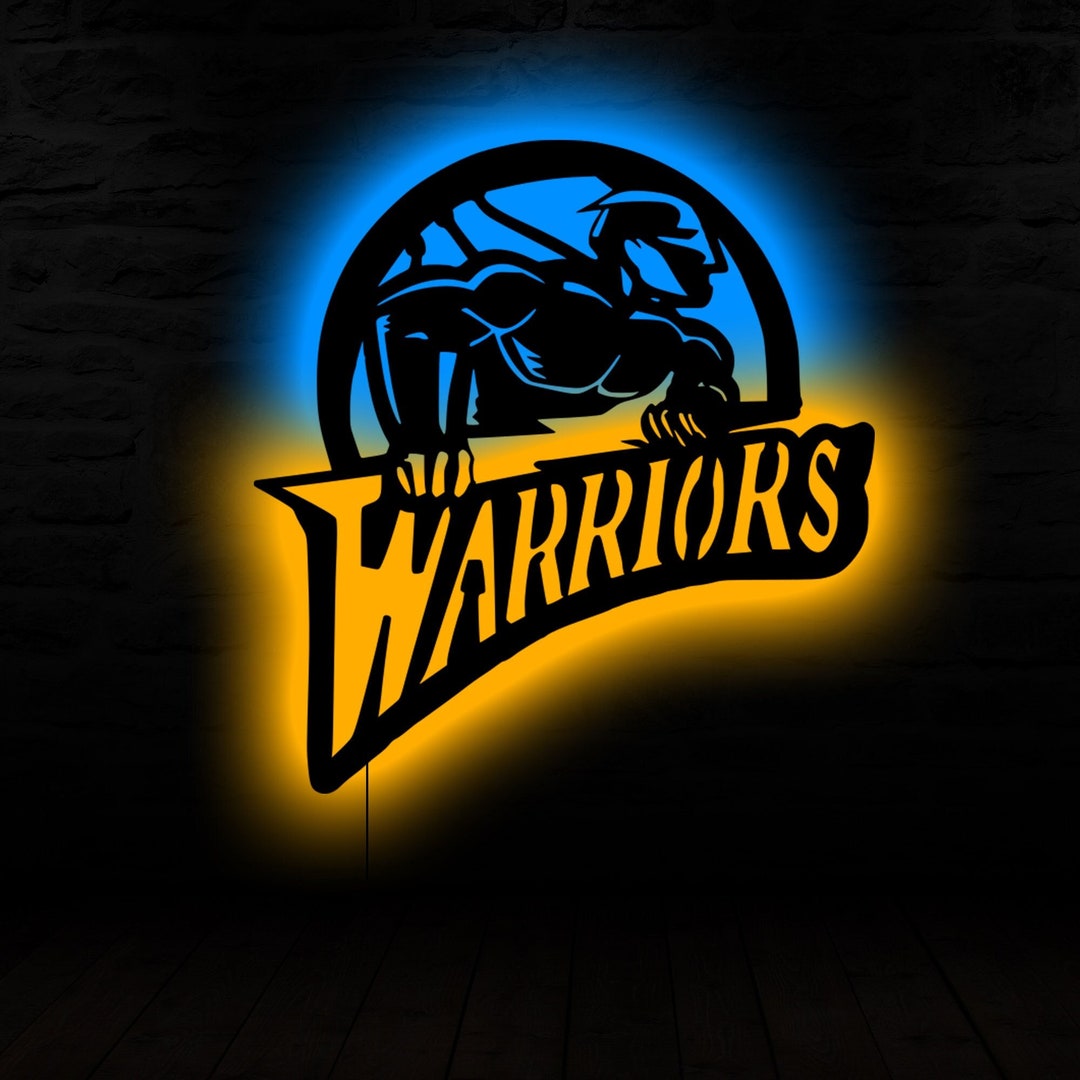 Golden State Metal Led Sign, NBA Led Sign, Basketball Wall Decor, Neon ...