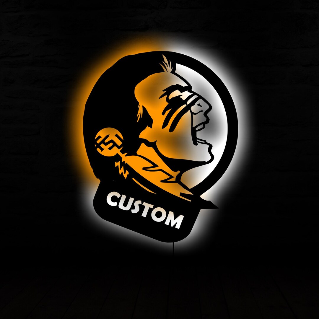 Florida State Seminoles Sign, Florida State Wall Decor, Custom Art ...