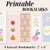 Set of 8 Coquette Printable Bookmarks | Digital Download | Book Lovers ...