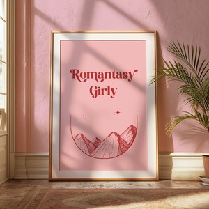 Romantasy Girly Print Fantasy Romance Wall Decor Perfect Gift for Book ...