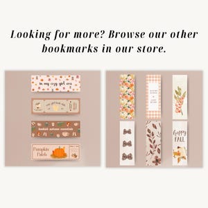 Set of 8 Coquette Printable Bookmarks | Digital Download | Book Lovers ...