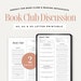 Book Club Discussion Questions Printable, Book Club Cards, Discussion ...